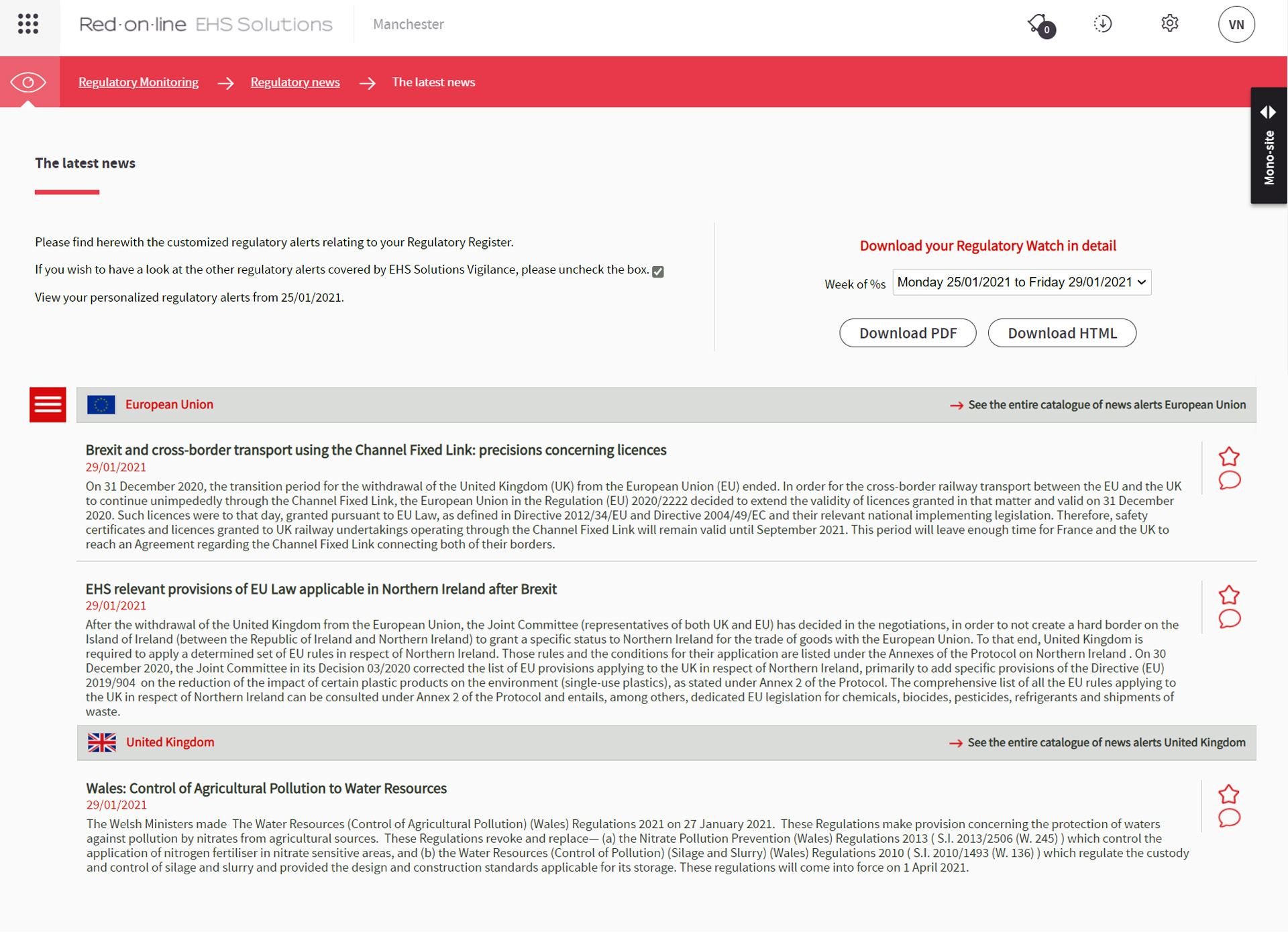Red-on-line EHS Solutions